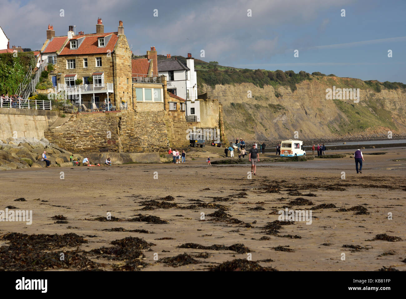 A view of the quaint houses at the edge of the bay Stock Photo - Alamy