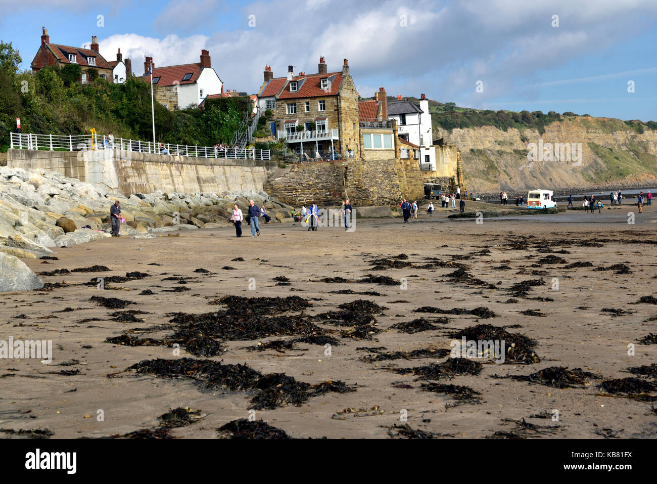 A view of the quaint houses at the edge of the bay Stock Photo - Alamy