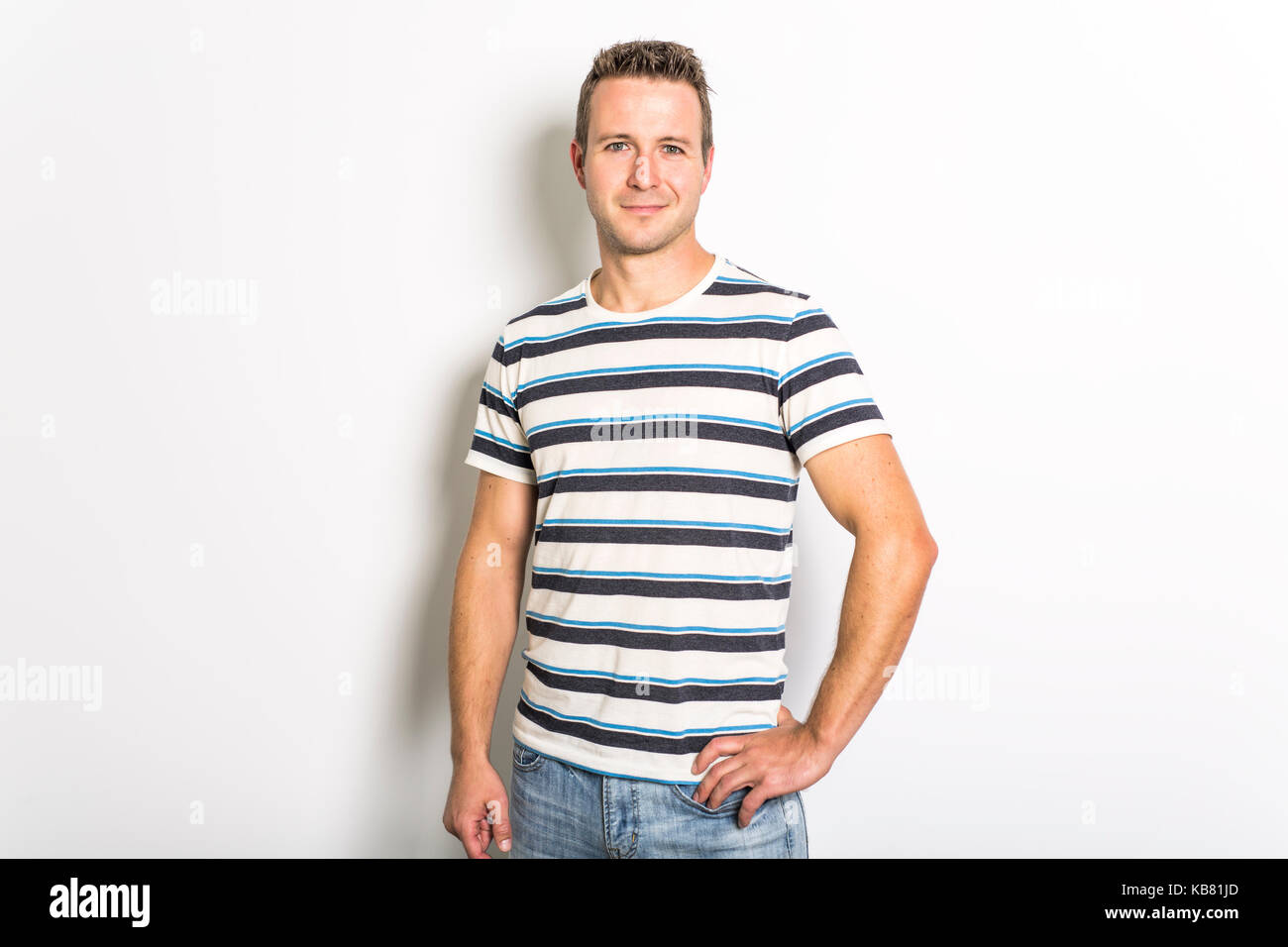 handsome dude in grey, portrait Stock Photo - Alamy