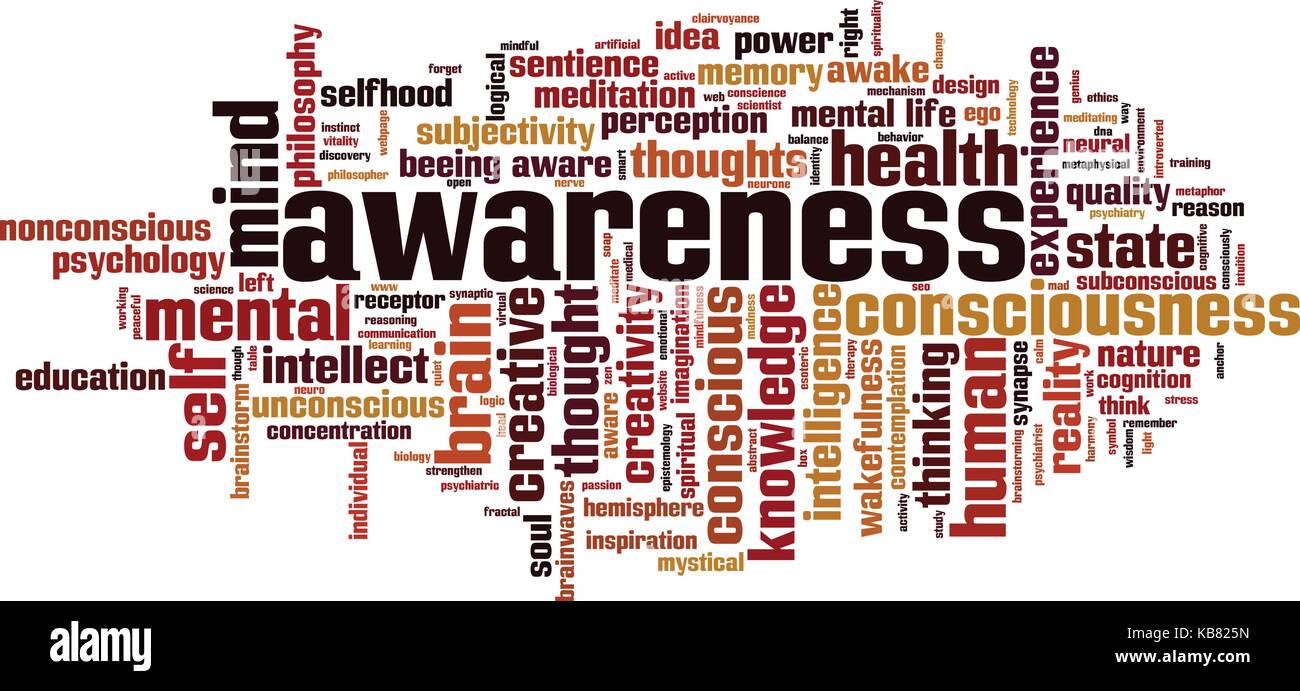 Awareness word cloud concept. Vector illustration Stock Vector Image ...