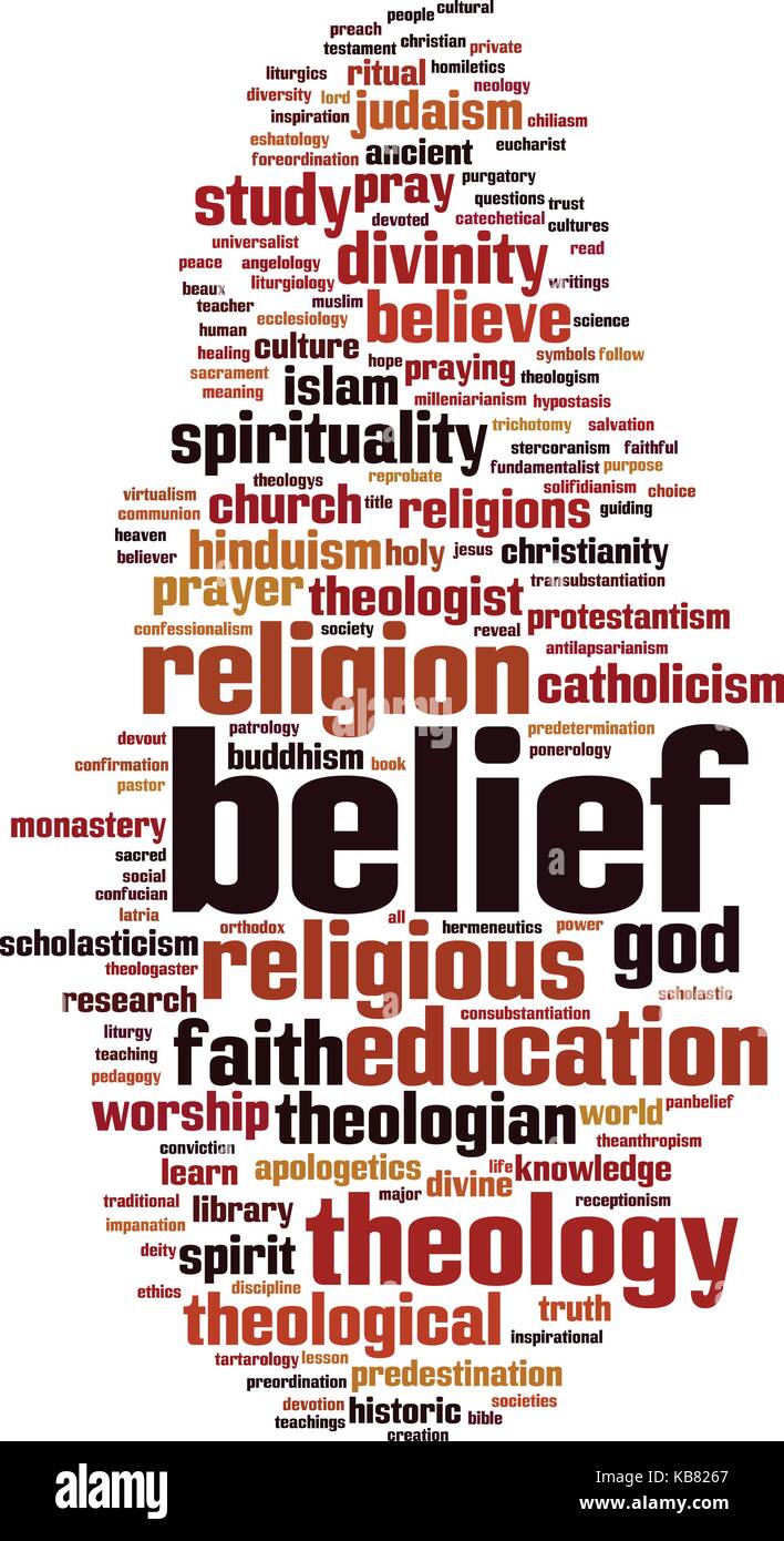 Belief word cloud concept. Vector illustration Stock Vector Image & Art ...