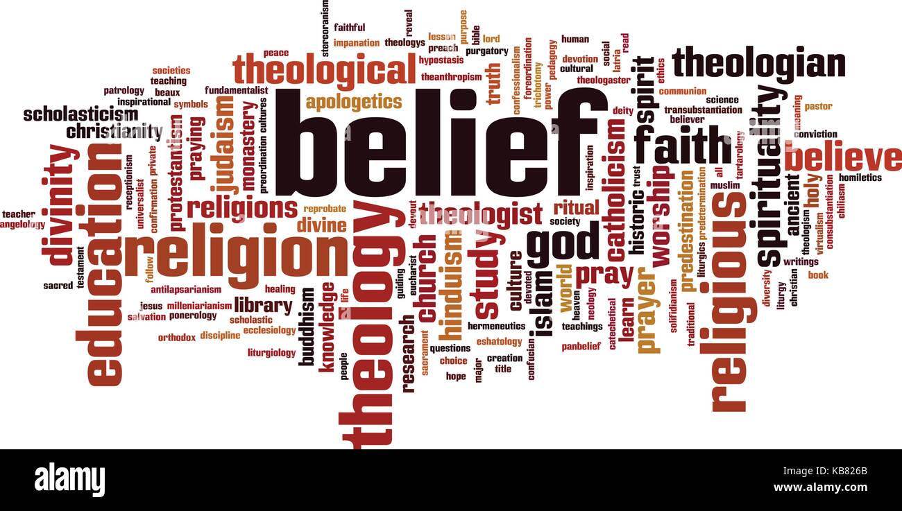 Belief word cloud concept. Vector illustration Stock Vector Image & Art ...