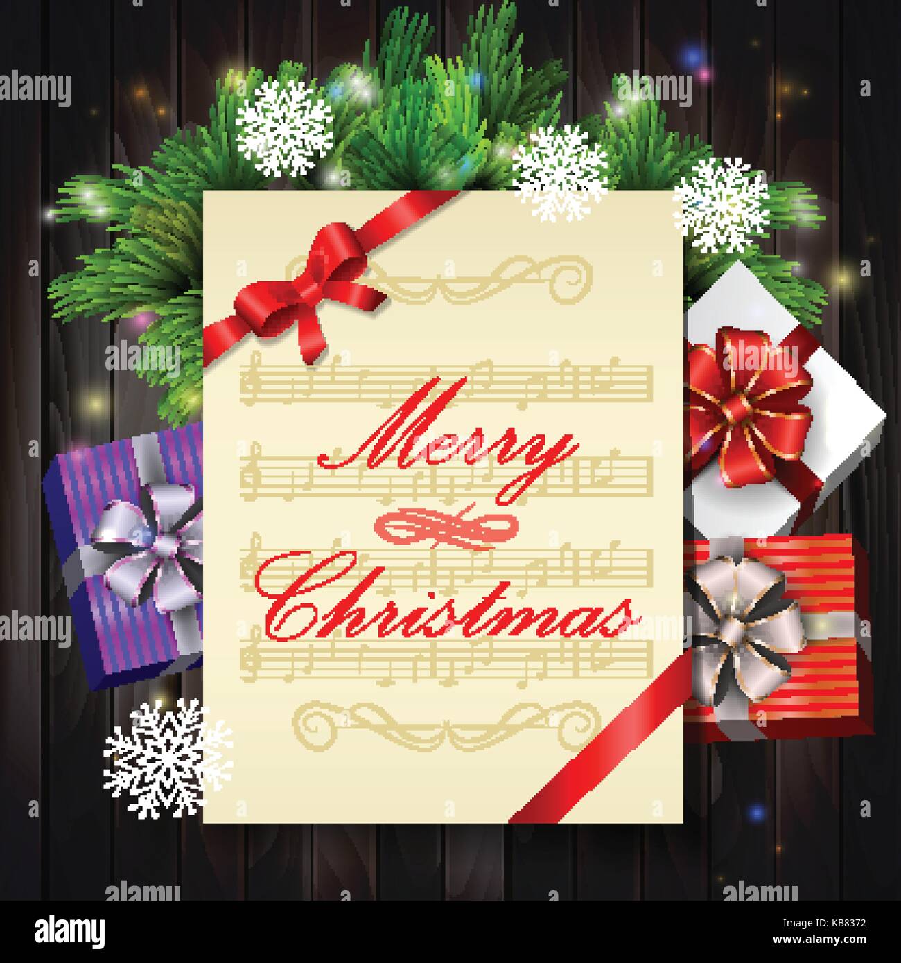 Christmas greeting card notes Stock Vector Images - Alamy