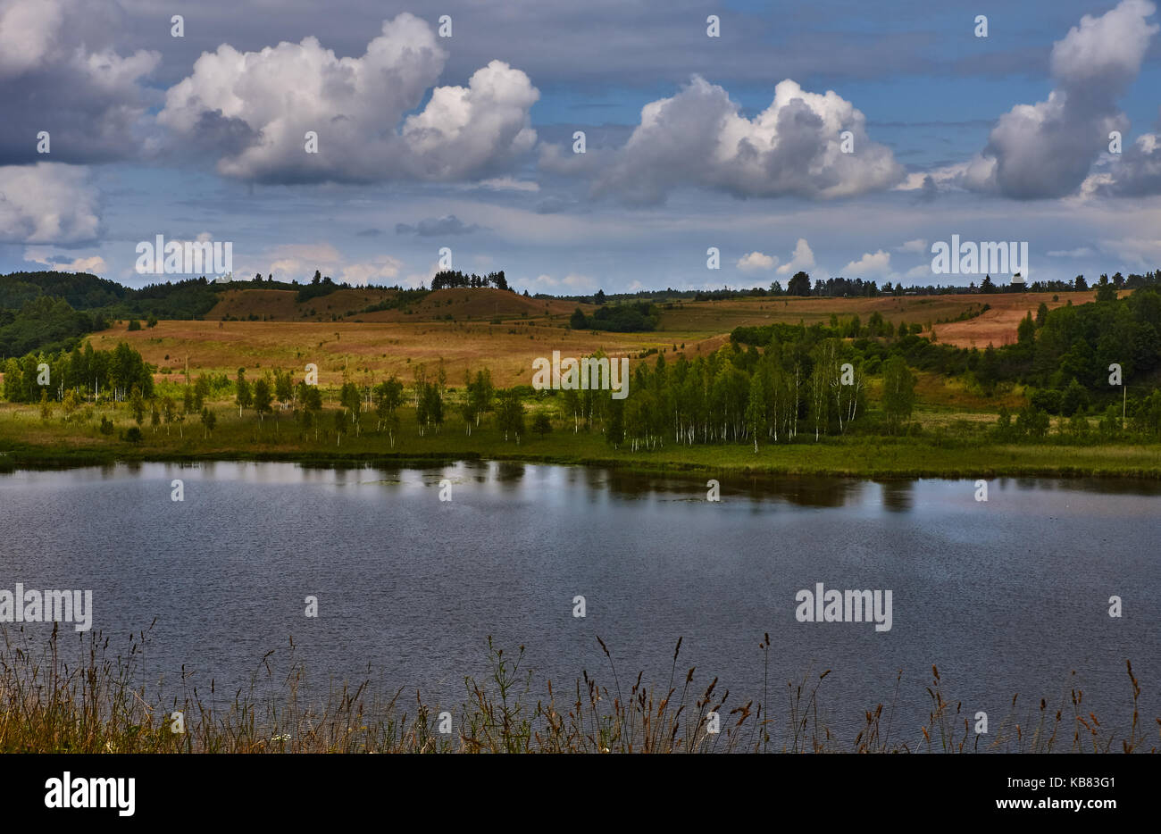 A series of photos with Russian provincial scenery. Summer, noon ...