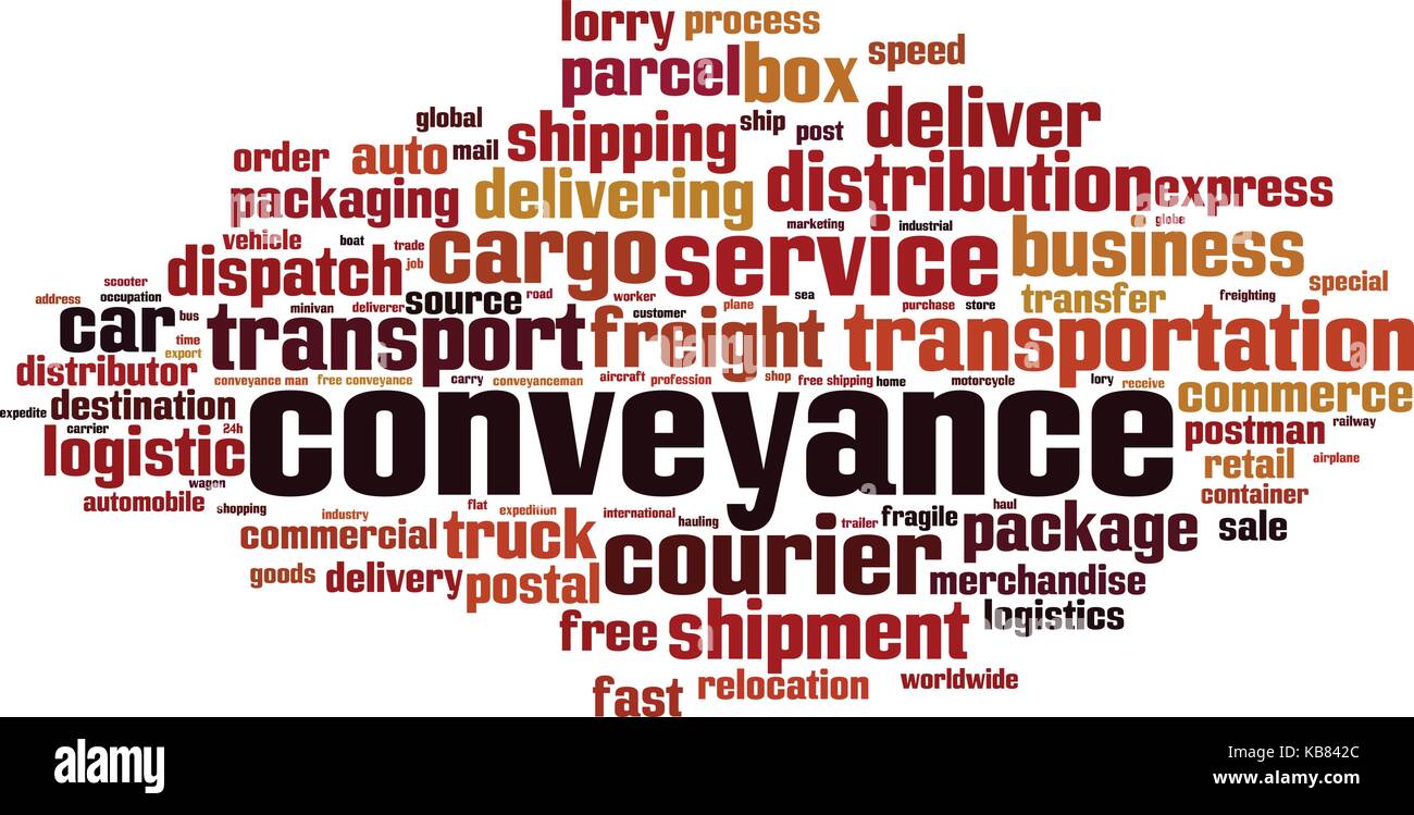 Conveyance word cloud concept. Vector illustration Stock Vector Image ...