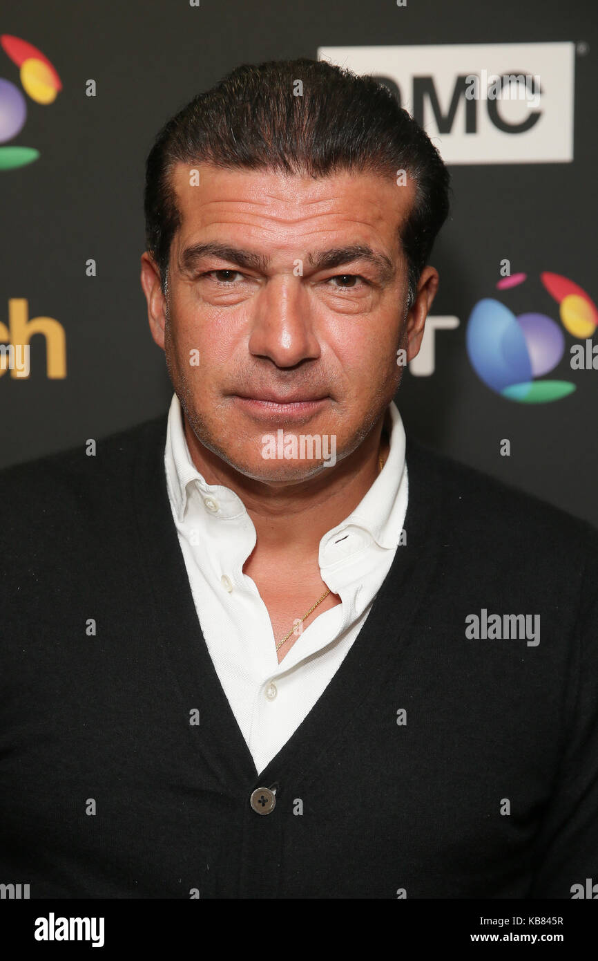 Tamer Hassan attends the gold carpet premiere of Snatch, a new ...