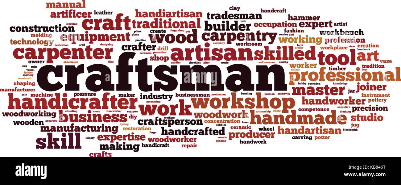 Handcraftsman Stock Vector Images - Alamy