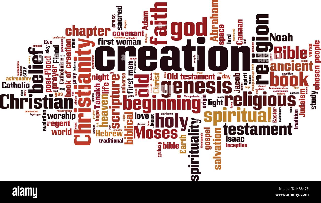 Creation word cloud concept. Vector illustration Stock Vector Image ...