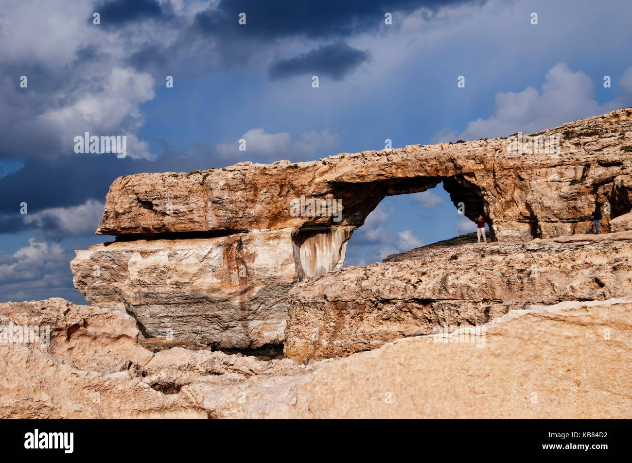 The Azure Window on the Maltese Island of Gozo Stock Photo - Alamy
