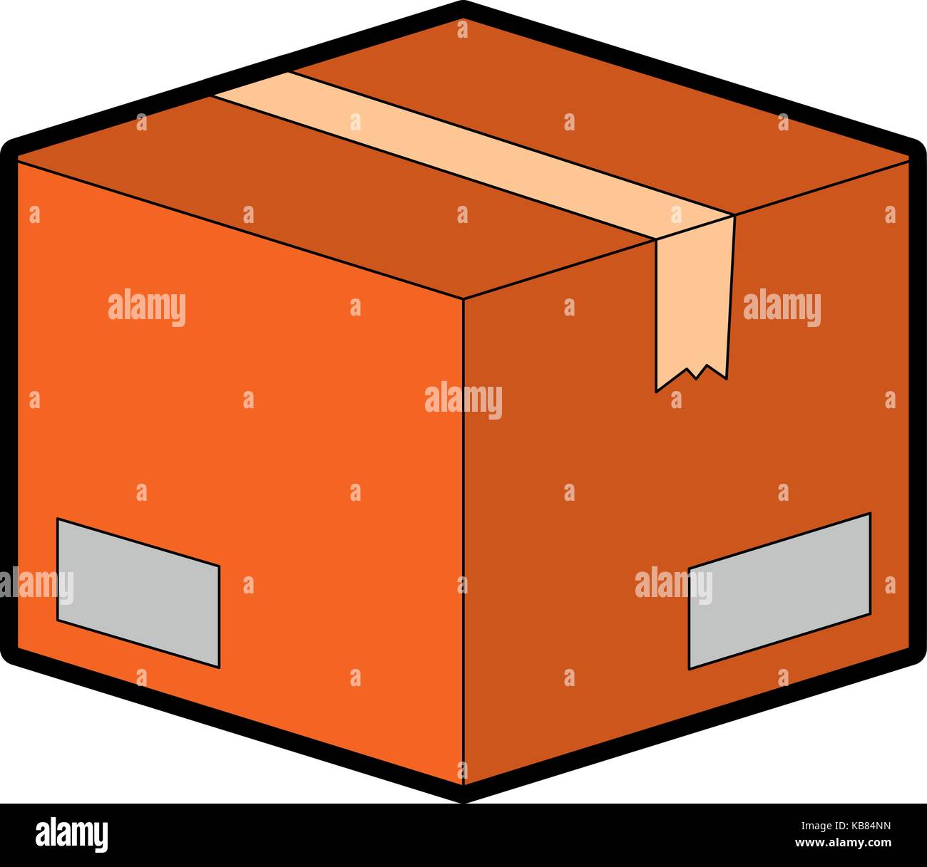 box carton packing icon vector illustration design Stock Vector Image ...