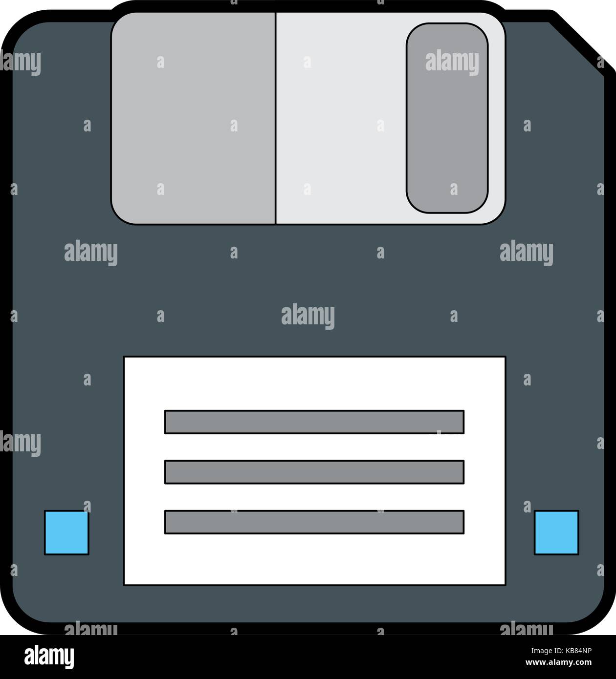 floppy disk data storage vector illustration design Stock Vector Image ...