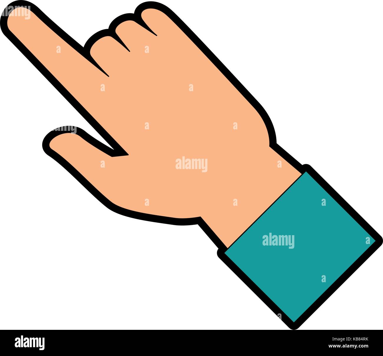 Finger selecting digital interface Stock Vector Images - Alamy