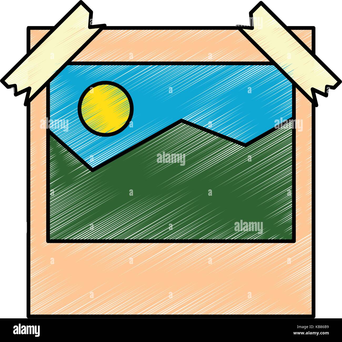 picture file isolated icon vector illustration design Stock Vector ...