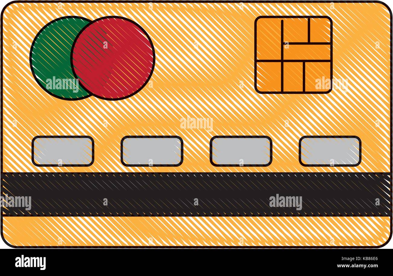 credit card icon over white background vector illustration Stock Vector ...