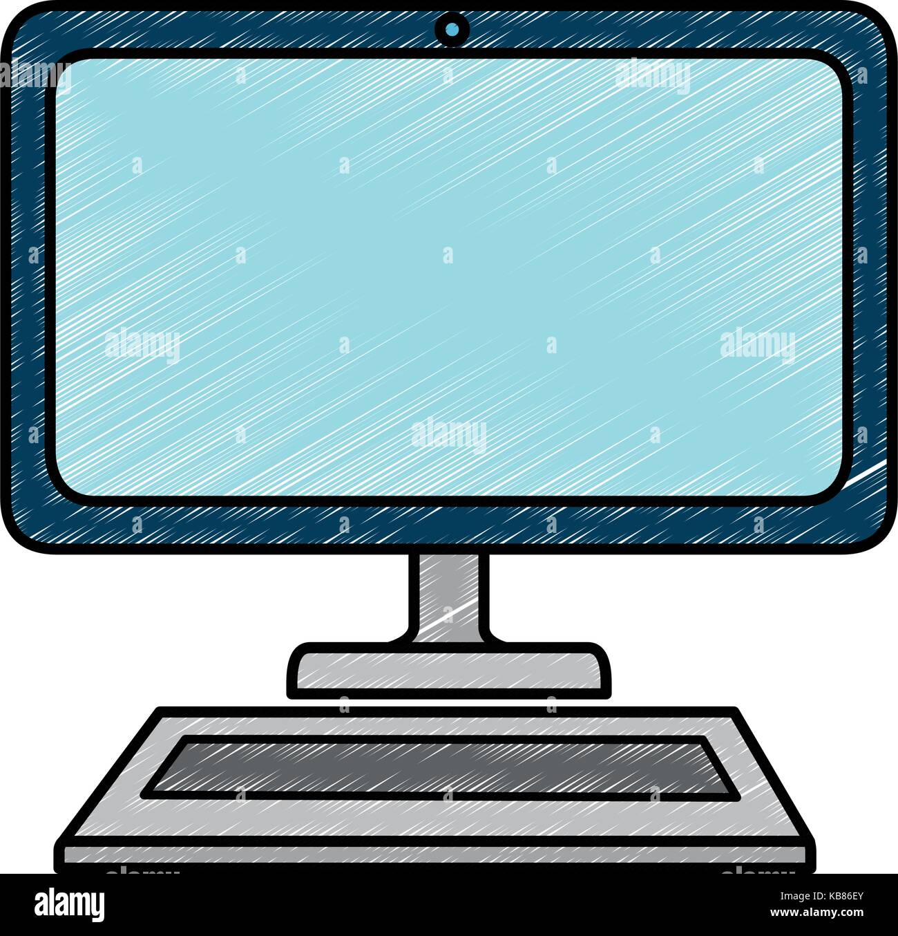 computer desktop isolated icon vector illustration design Stock Vector ...