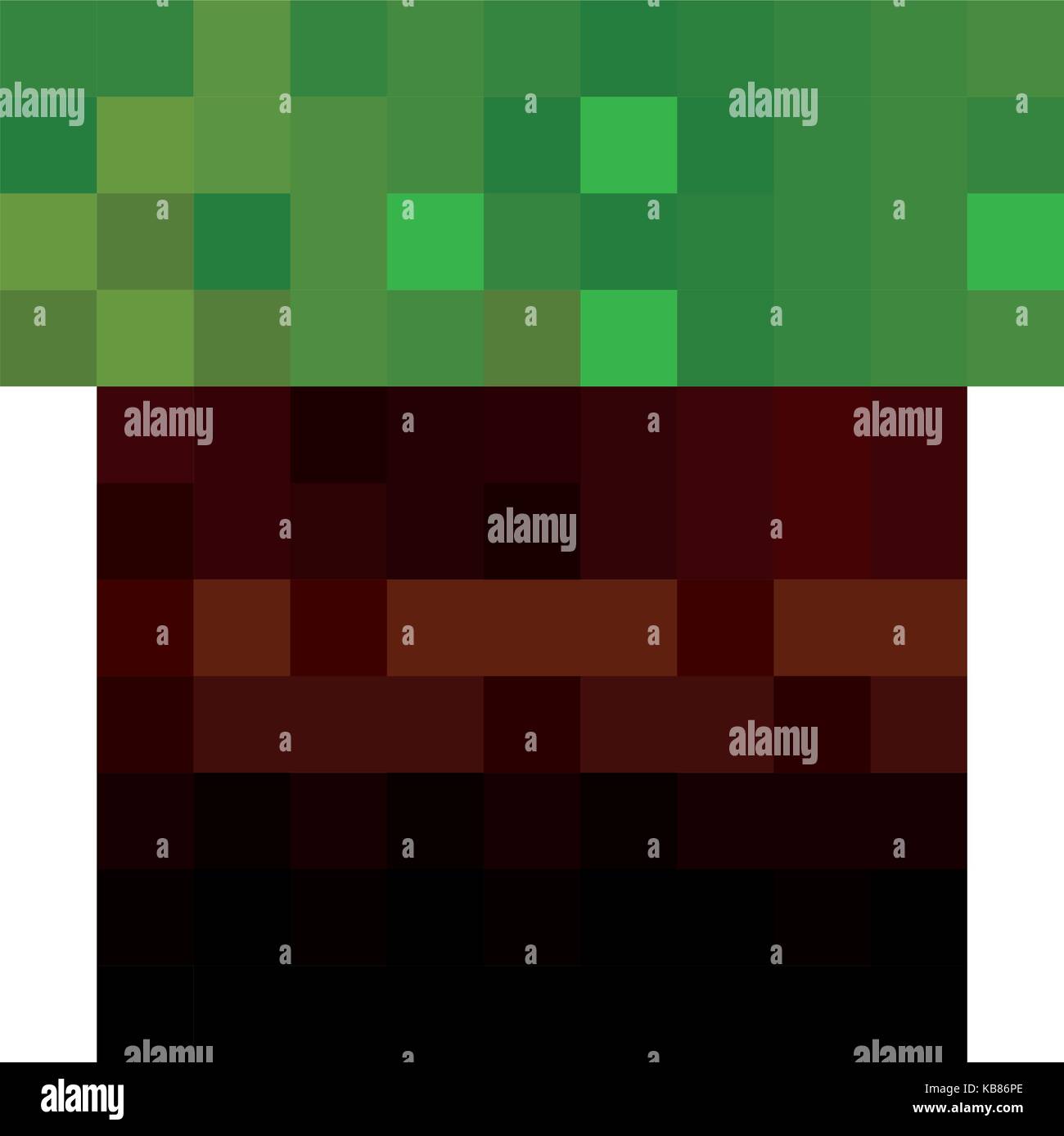 pixelated terrain game icon vector illustration design Stock Vector ...