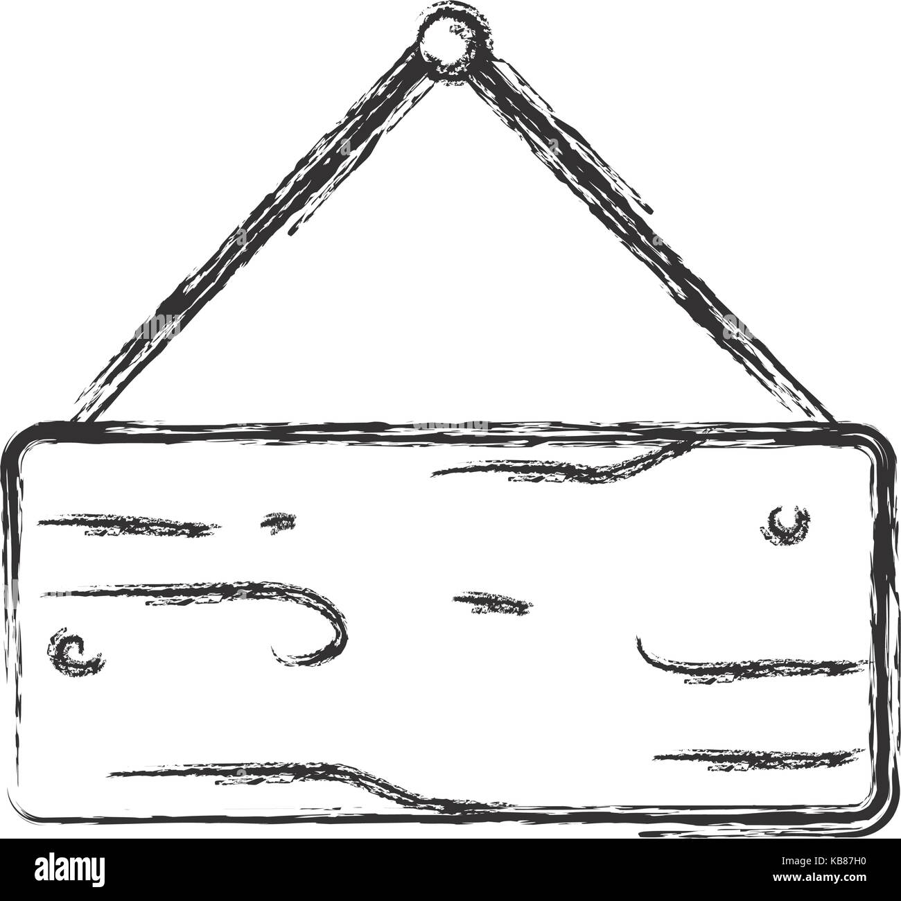 board sign icon over white background vector illustration Stock Vector ...