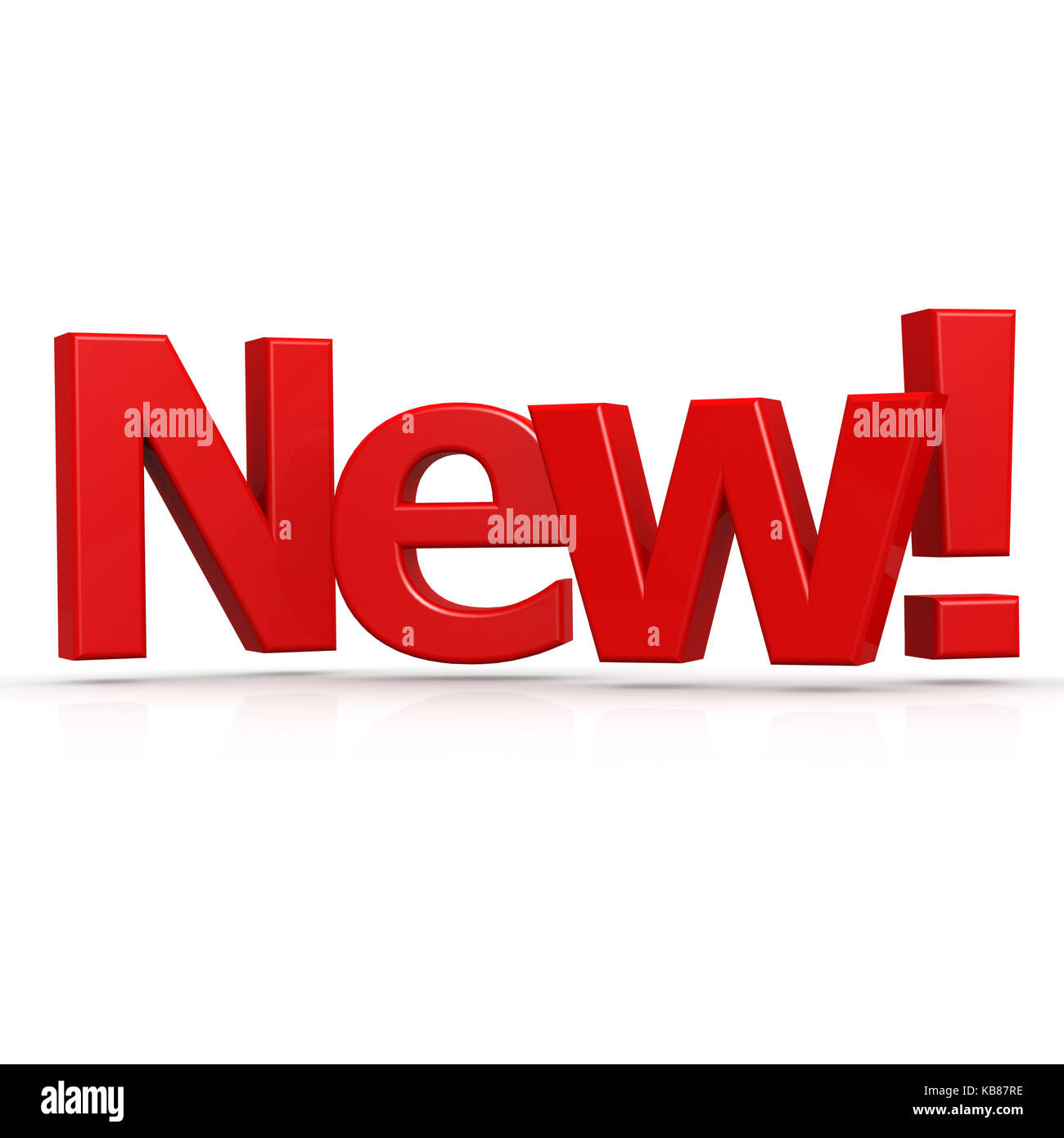 Red new word Stock Photo - Alamy