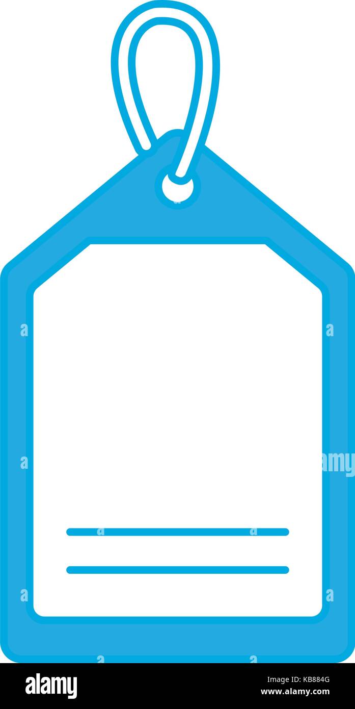 tag icon over white background vector illustration Stock Vector Image ...