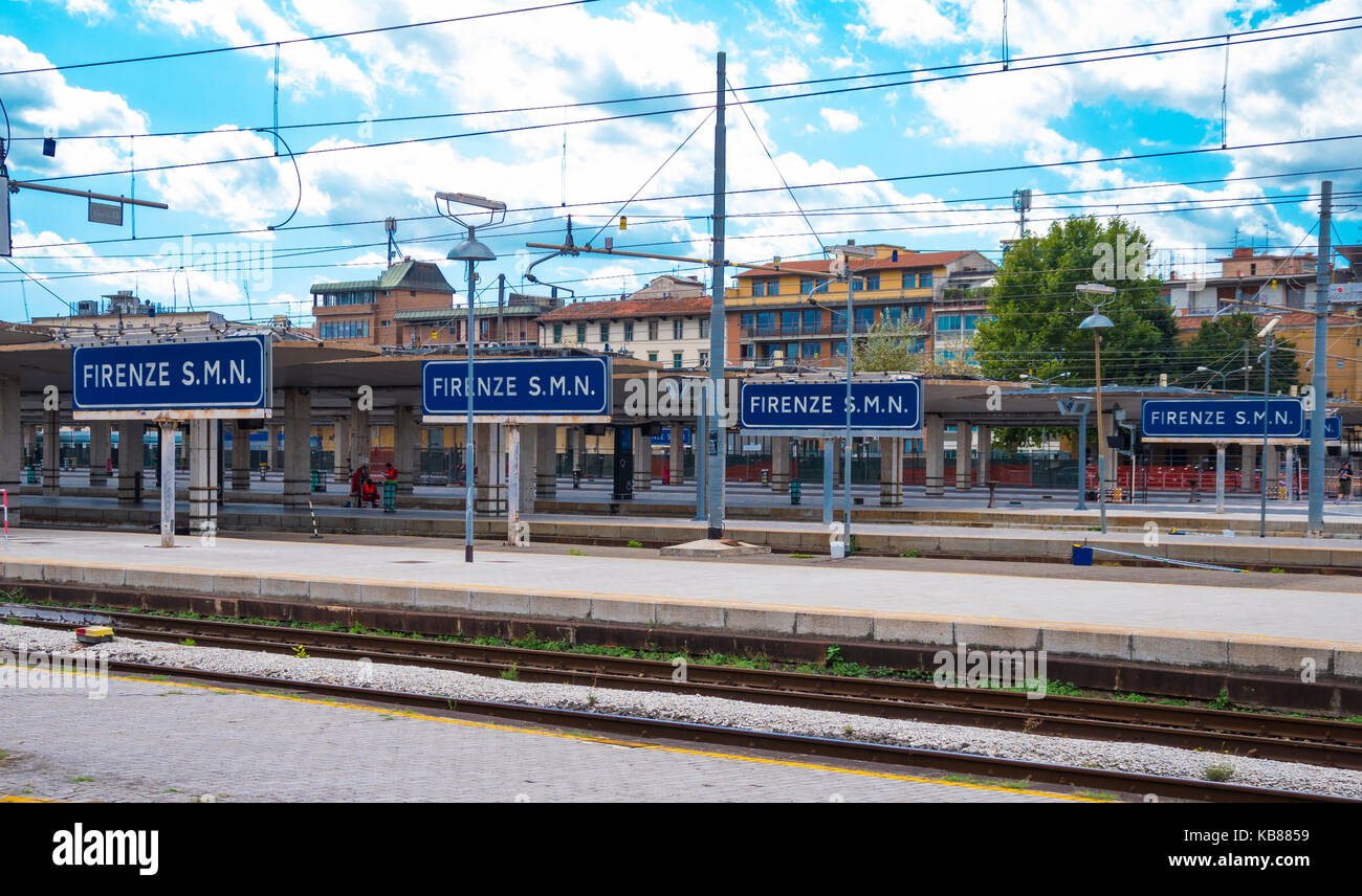 Florence central station - train station Santa Maria Novella - FLORENCE ...