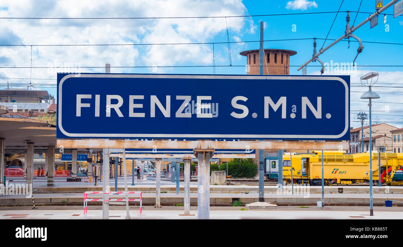 Florence central station - train station Santa Maria Novella - FLORENCE ...