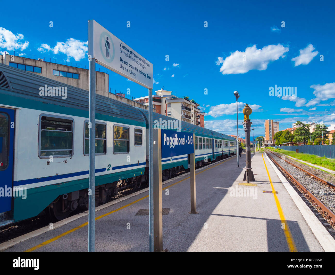 Poggibonsi train station in Tuscany - VOLTERRA / TUSCANY ITALY ...