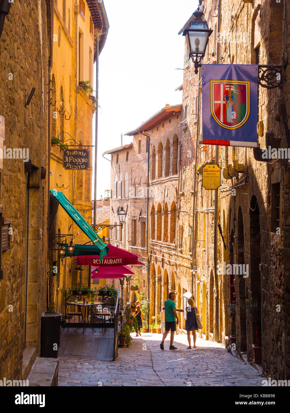 The historic city center of Volterra in Tuscany - VOLTERRA / TUSCANY ...