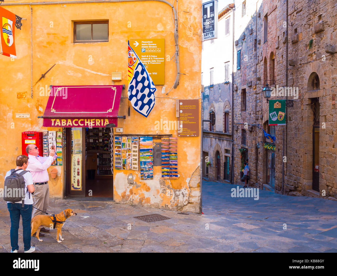 Amazing stone buildings in the historic district of Volterra - VOLTERRA ...