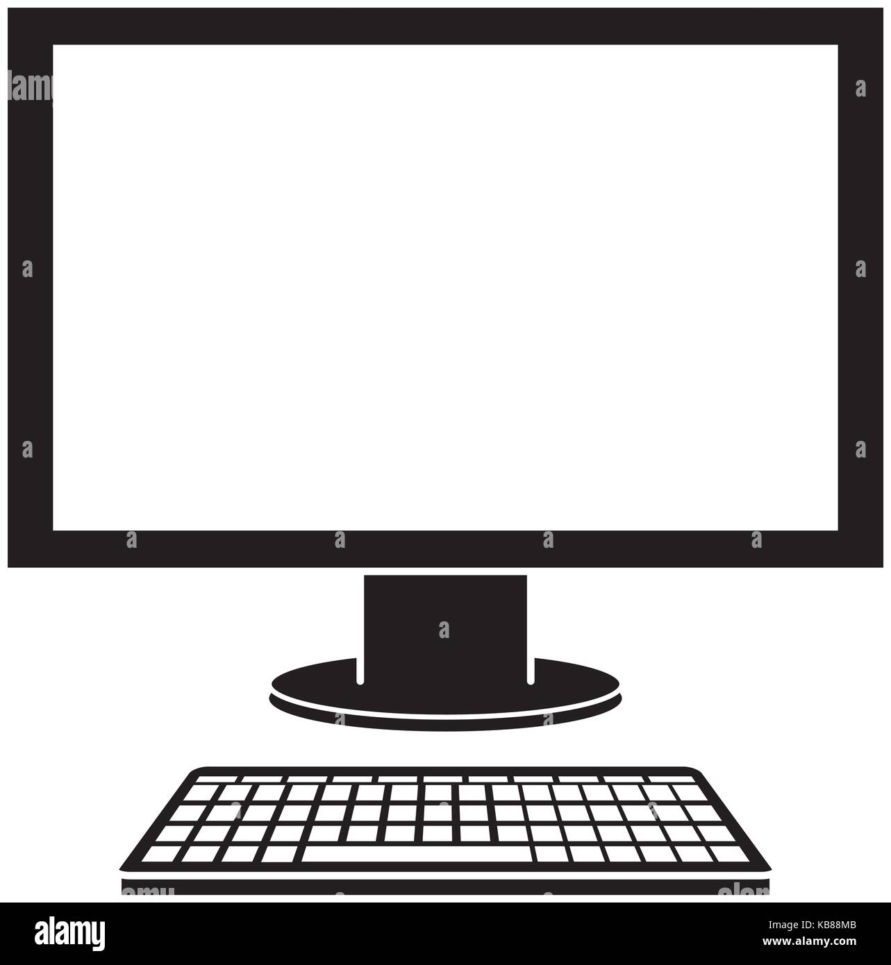 computer desktop isolated icon vector illustration design Stock Vector ...