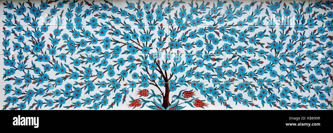 Tree of mosaic tiles Stock Photo - Alamy