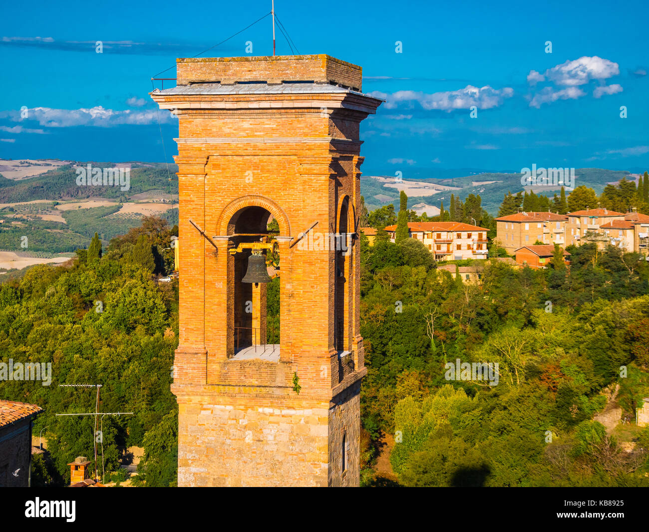 Over the rooftops of Volterra - a beautiful village in the Tuscany ...