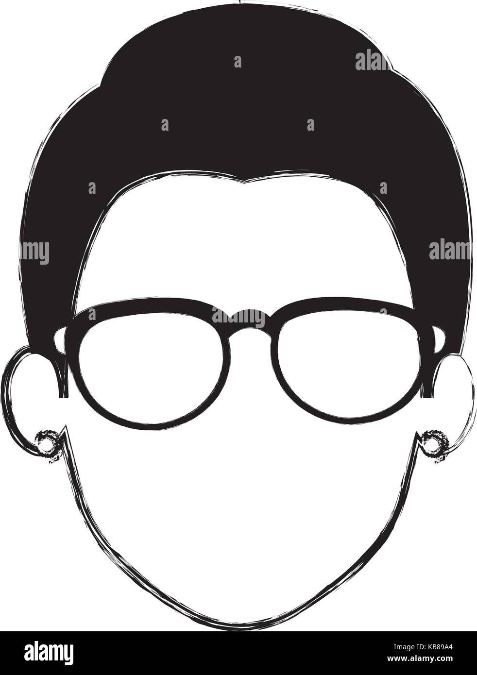 beautiful woman head avatar character Stock Vector Image & Art - Alamy