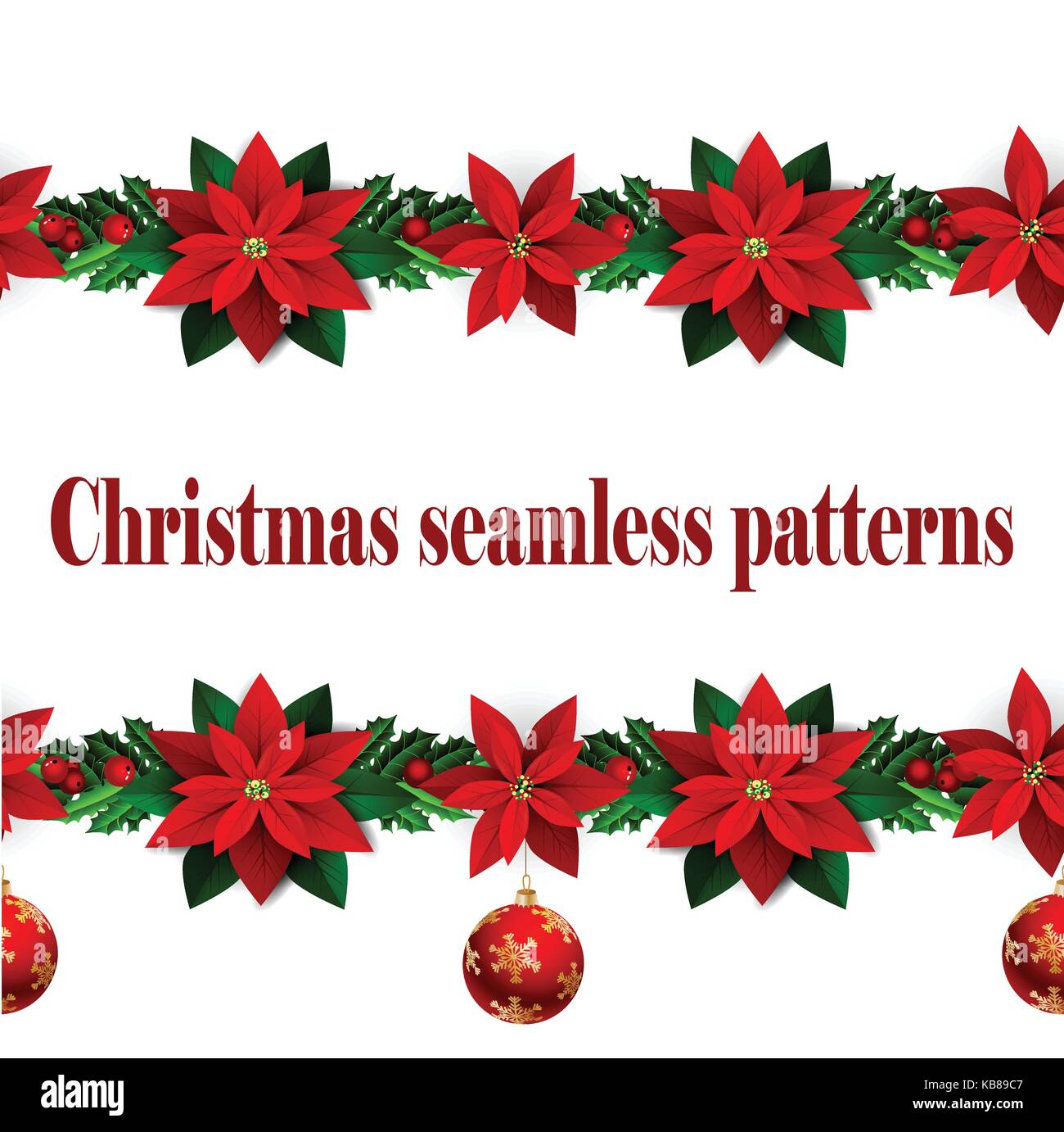 Set seamless holiday congratulation Cut Out Stock Images & Pictures - Alamy