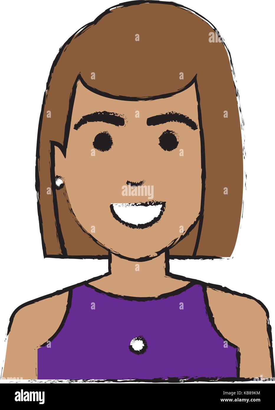 beautiful woman avatar character Stock Vector Image & Art - Alamy