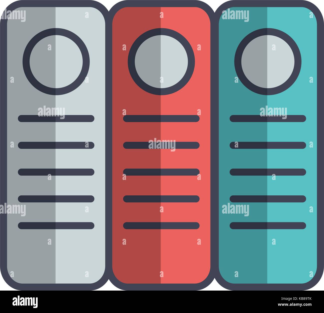 document folders icon over white background vector illustration Stock Vector Image & Art - Alamy