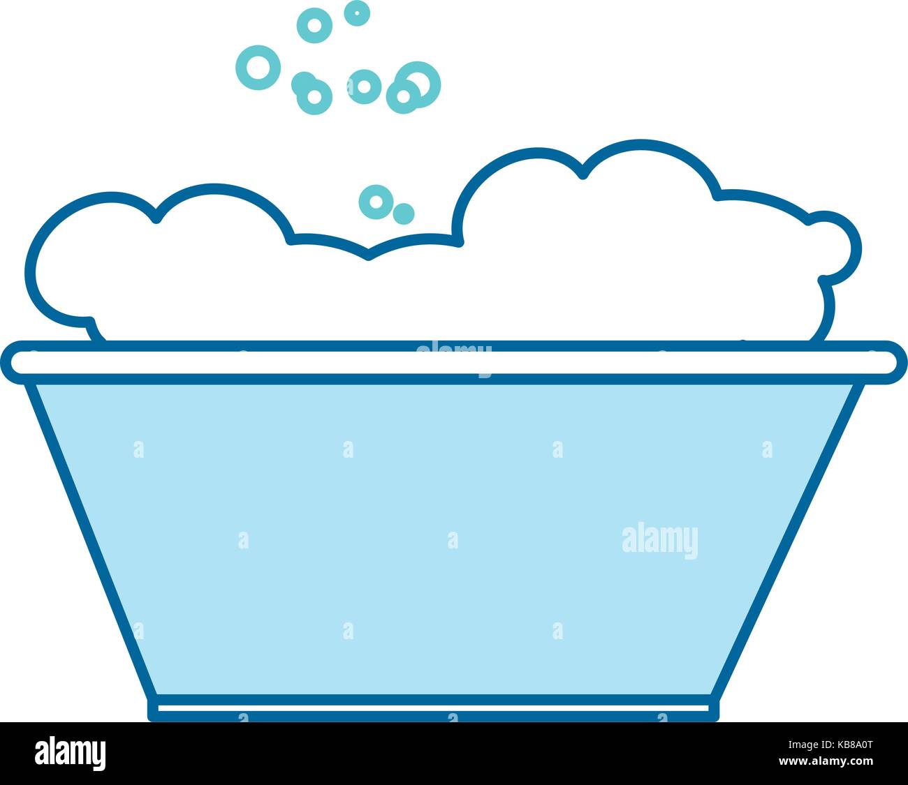 Laundry bubbles white foam Stock Vector Images - Alamy