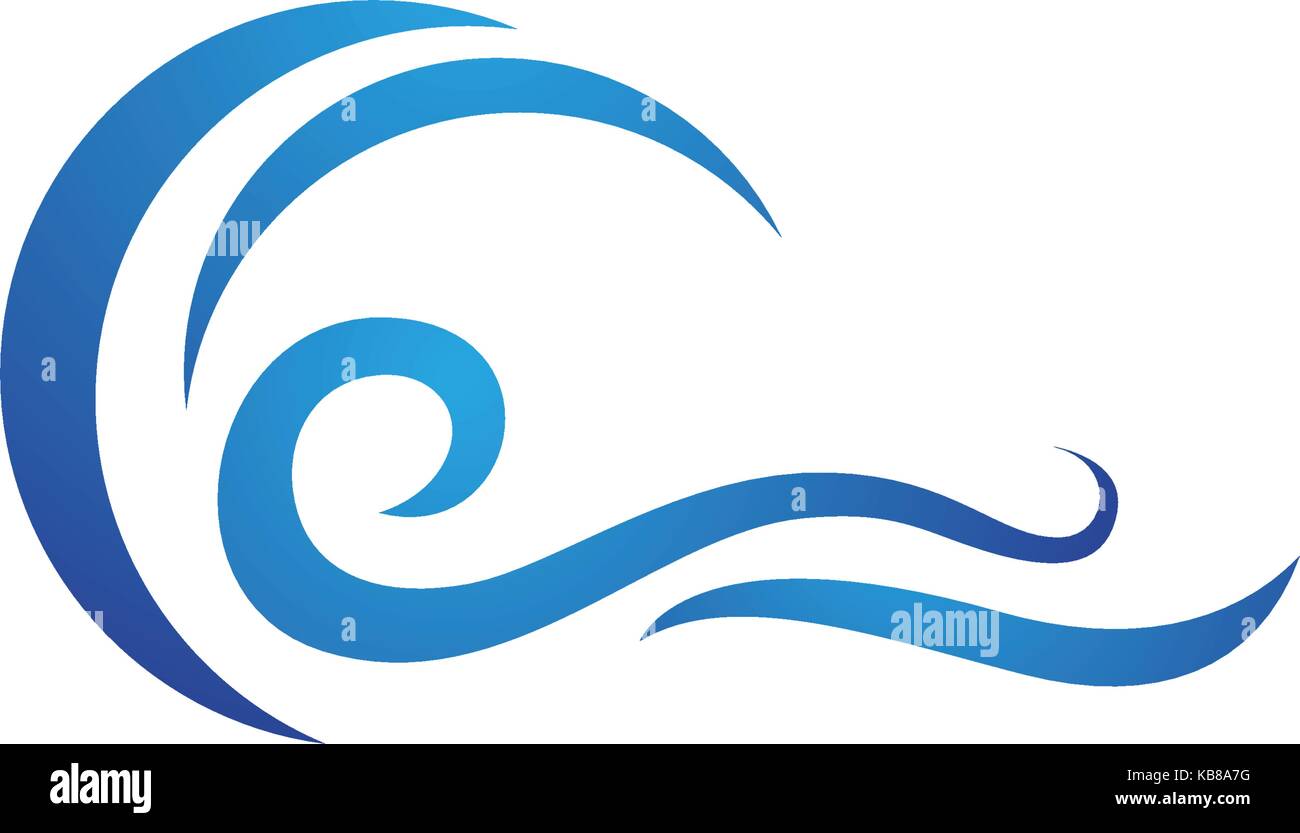 Water wave Logo Template vector illustration design Stock Vector Image ...
