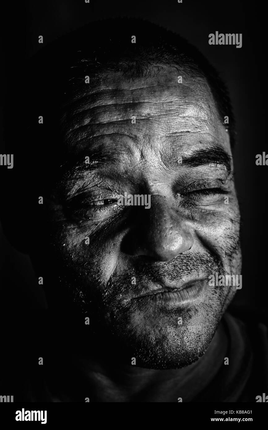 Male mature headshot Black and White Stock Photos & Images - Alamy