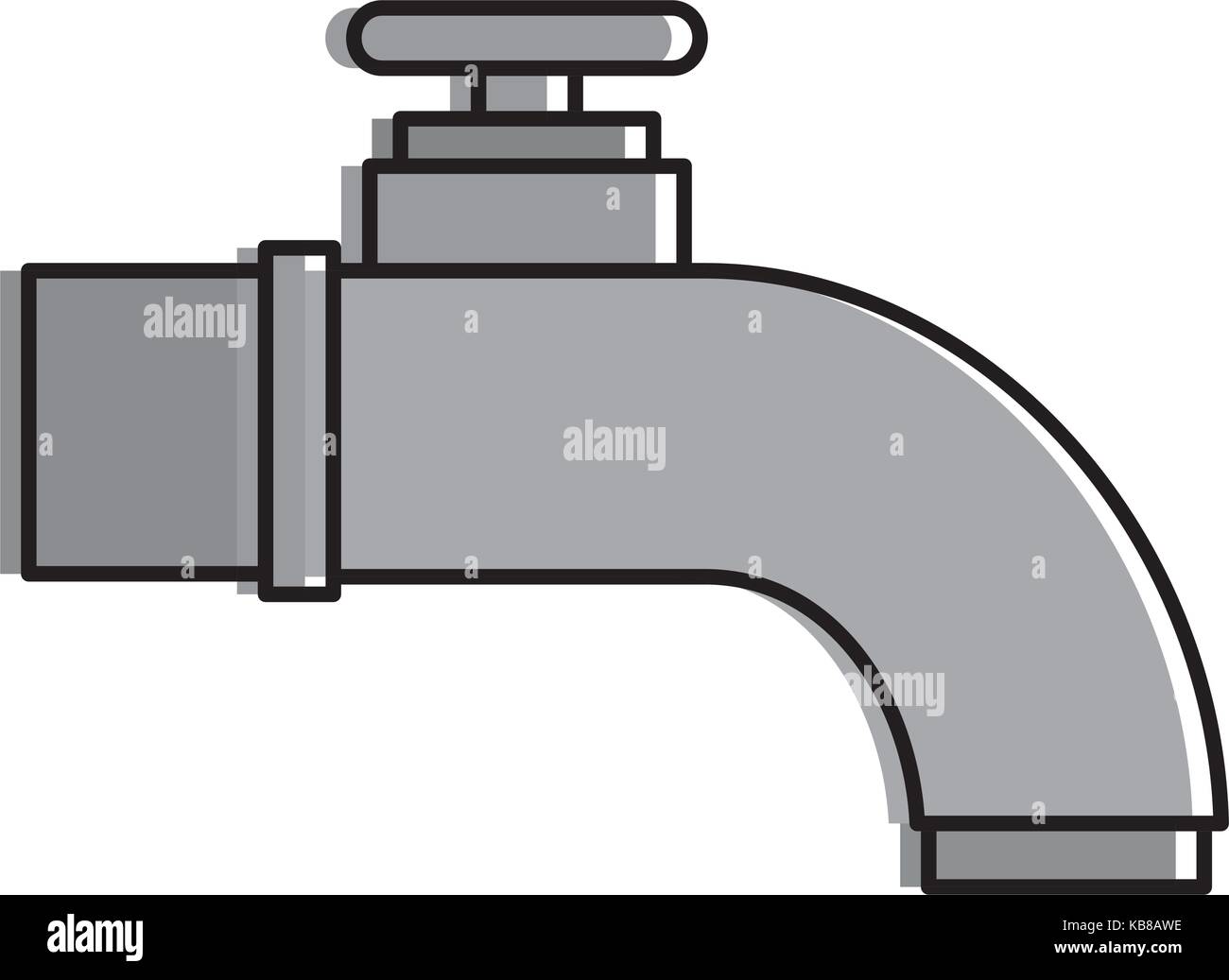 water tap isolated icon Stock Vector Image & Art - Alamy