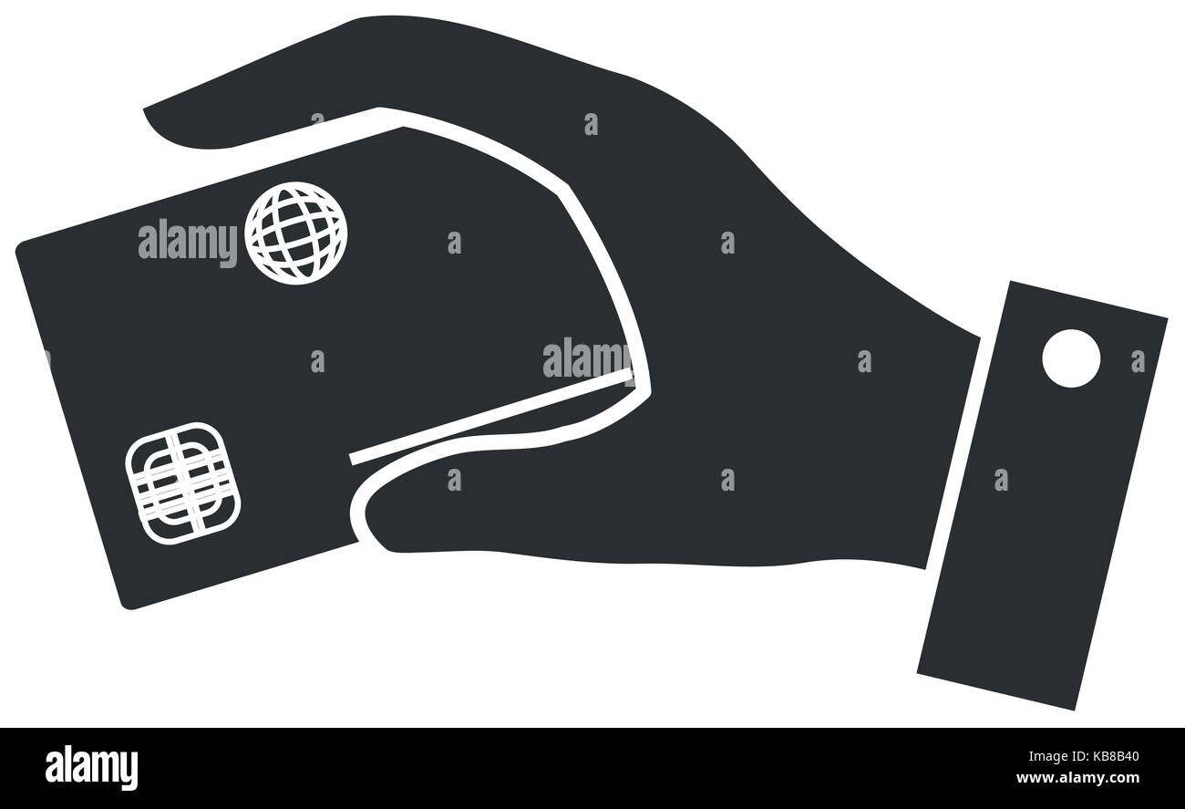hand human with credit card Stock Vector Image & Art - Alamy