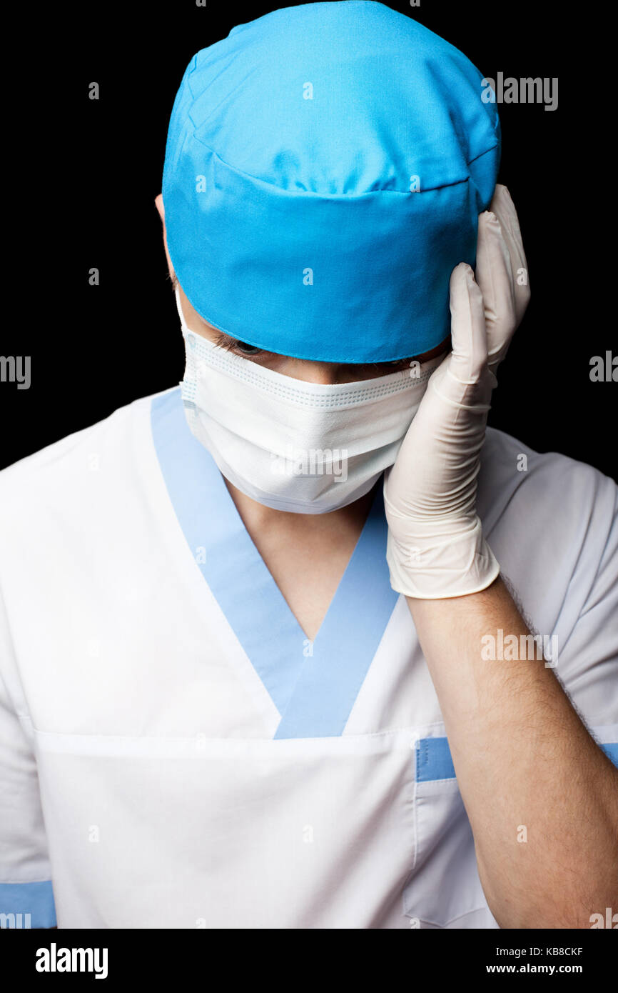 sad medical doctor Stock Photo - Alamy