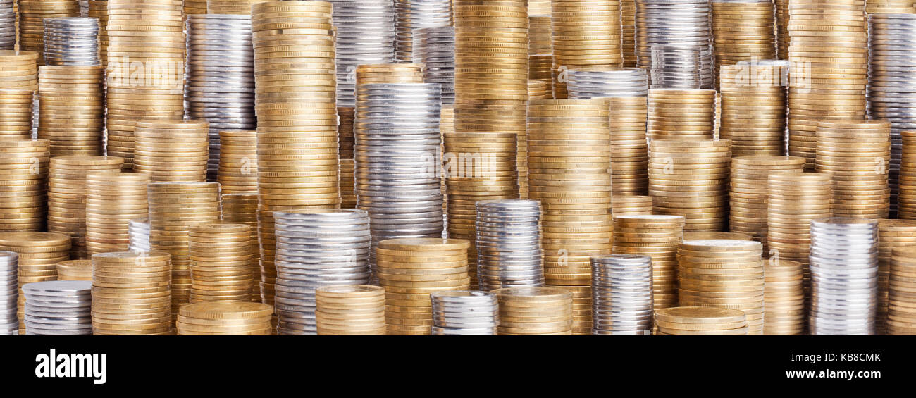 coins stacks background Stock Photo - Alamy