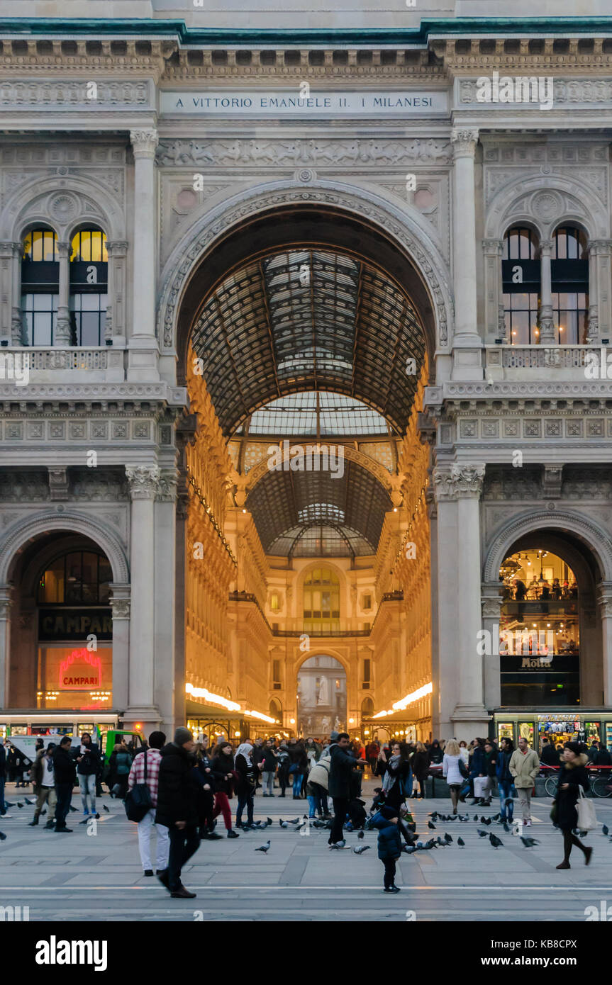 Galleria Vittorio Emanuele II, a shopping arcade specialising in ...