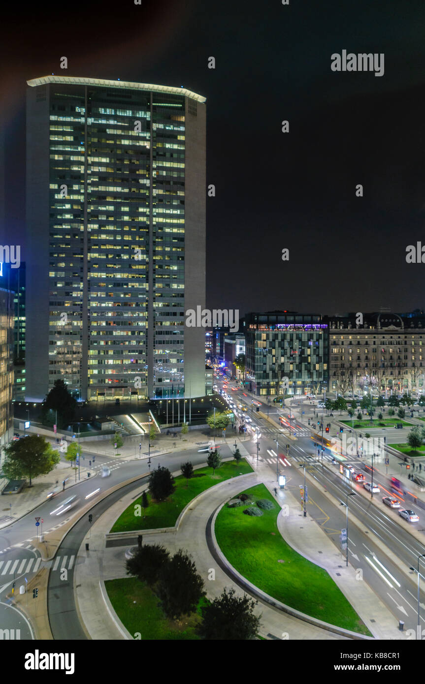 Pirelli Tower at the Piazza Duca d'Aosta outside Centrale Milano train ...