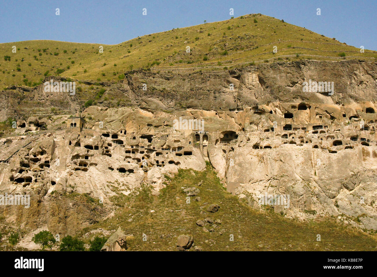Caves of medieval rock city in Vardzia, Georgia Stock Photo - Alamy