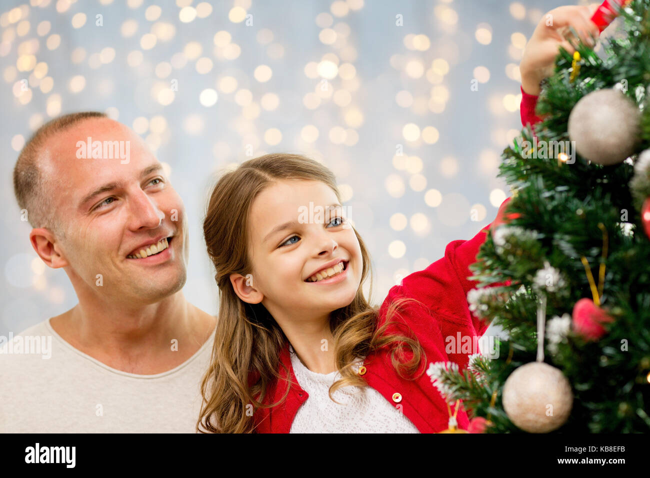 Father daughter christmas hi-res stock photography and images - Alamy