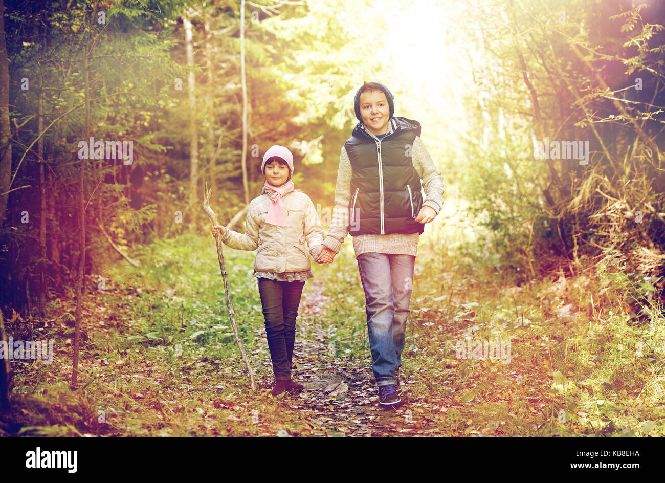 Girl woods hi-res stock photography and images - Alamy