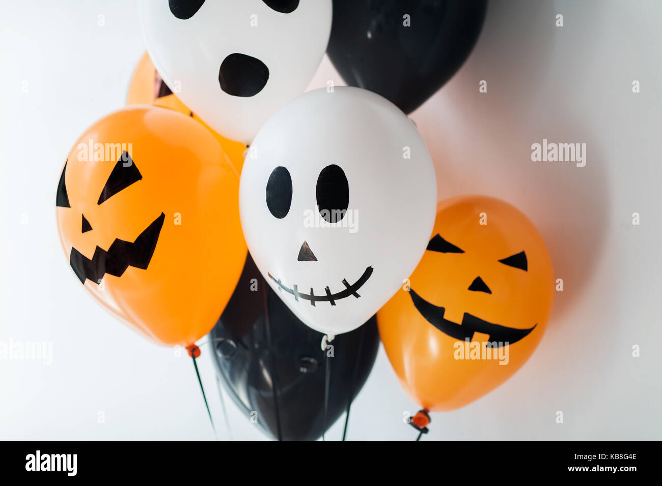scary air balloons decoration for halloween party Stock Photo - Alamy