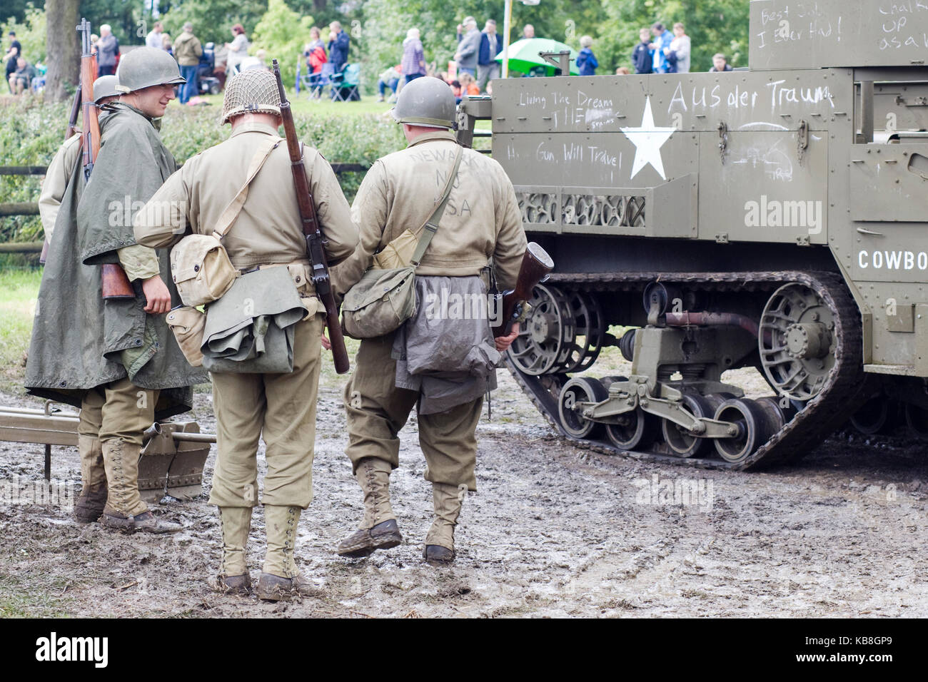 WW11 Reenactment at the Victory show UK Stock Photo - Alamy