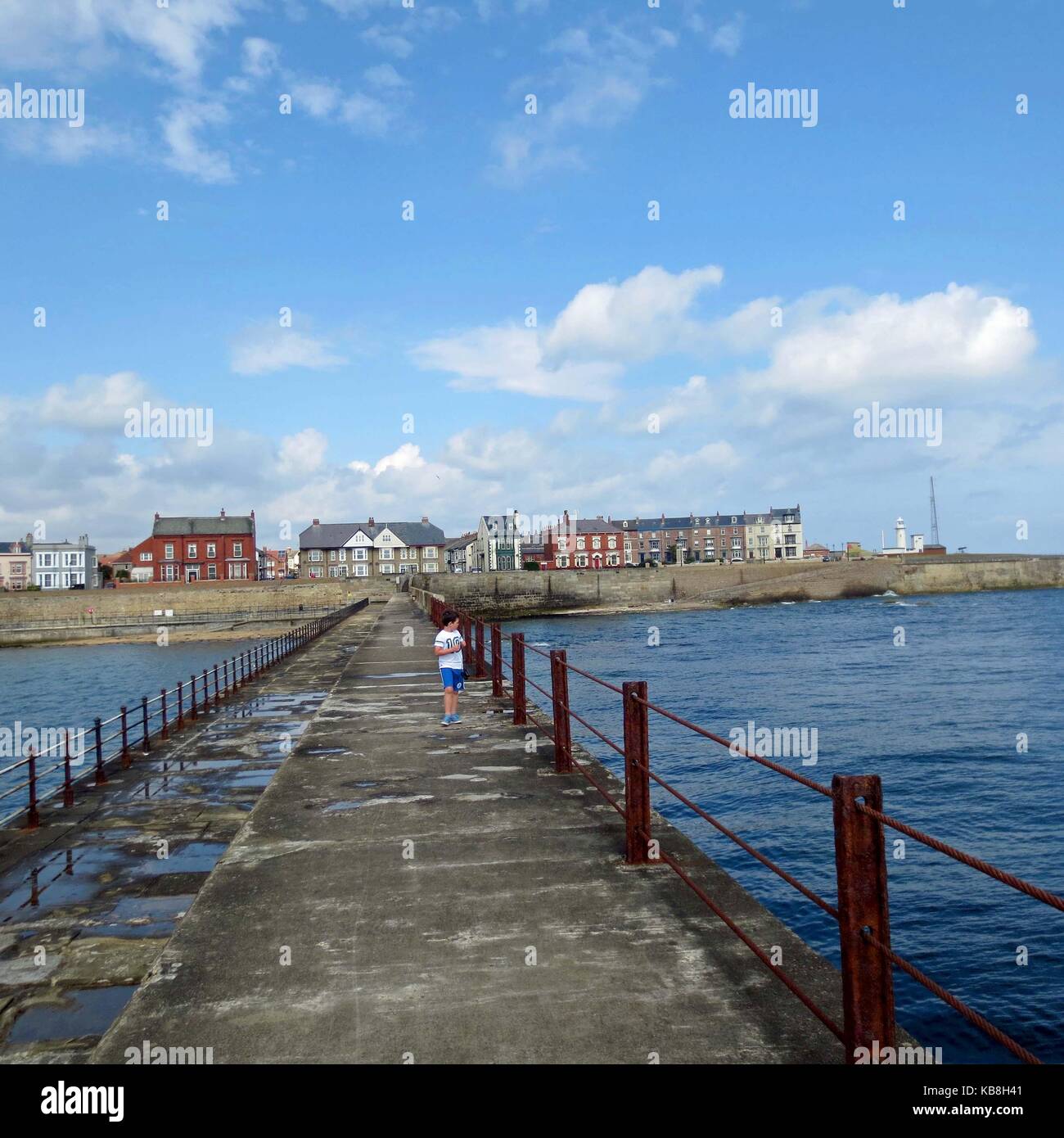 Heugh breakwater hi-res stock photography and images - Alamy